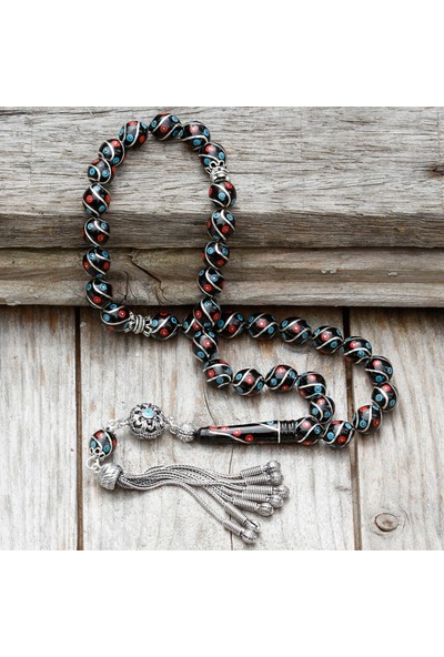 Tesbihcibaba El Işçiliği Özel Yapım Erzurum Oltu Taşı Tesbih TB9480