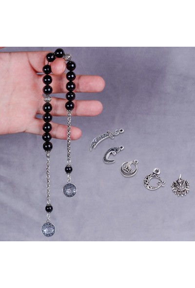 Tesbihcibaba Püskül Seçenekli Oltu Taşı Zaza Tesbih TB5900