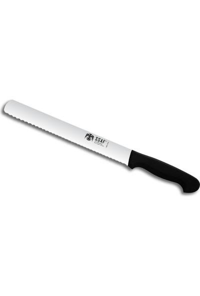 Ssaf Siyah Dişli Ekmek Bıçağı 25 cm Ssaf Siyah Dişli Ekmek Bıçağı 25 cm