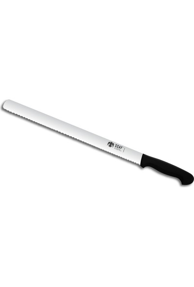 Ssaf Siyah Dişli Ekmek Bıçağı 35 cm Ssaf Siyah Dişli Ekmek Bıçağı 35 cm
