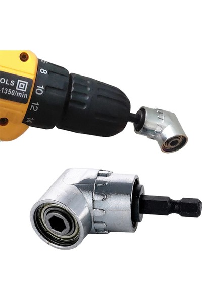Depolife Matkap Ucu Köşe Vidalama 1/4 Hex Adaptörü Kısa 6 Gen Bits Girişli Depolife Matkap Ucu Köşe Vidalama 1/4 Hex Adaptörü Kısa 6 Gen Bits Girişli