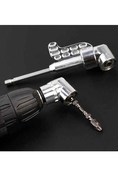 Depolife Köşe Vidalama Delme Kör Nokta Aparatı 1/4 Hex Matkap Adaptörü Kısa ve Uzun Altıgen Girişli 2li Set Depolife Köşe Vidalama Delme Kör Nokta Aparatı 1/4 Hex Matkap Adaptörü Kısa ve Uzun Altıgen Girişli 2li Set