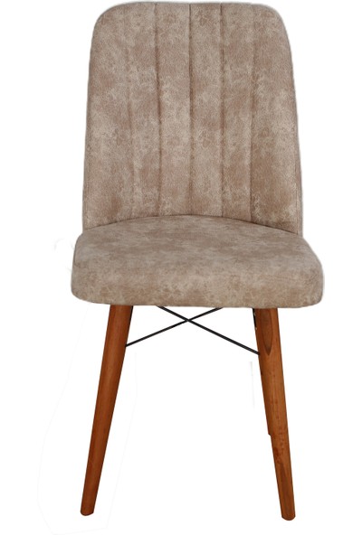 N Süper Berlin Kare Gold Sandalye - Krem N Süper Berlin Kare Gold Sandalye - Krem