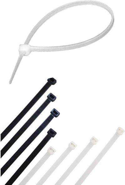 Mobee 10 Adet 2.5X200 Plastik Kelepçe Mobee 10 Adet 2.5X200 Plastik Kelepçe