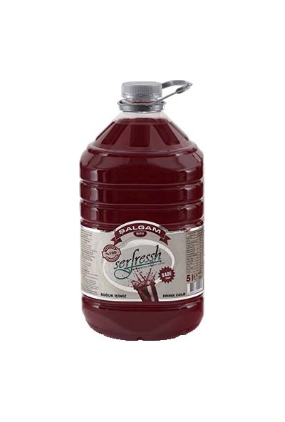 Serfresh Katkısız Koruyucu Içermez Şalgam Suyu Acısız 5 Lt