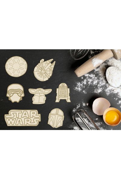 NBK Star Wars 7'li Kurabiye Kalıbı