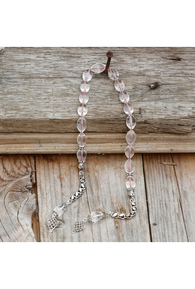 Tesbihcibaba Gümüş Tasarım Uçak Camı Zaza Tesbih TB9491 Tesbihcibaba Gümüş Tasarım Uçak Camı Zaza Tesbih TB9491