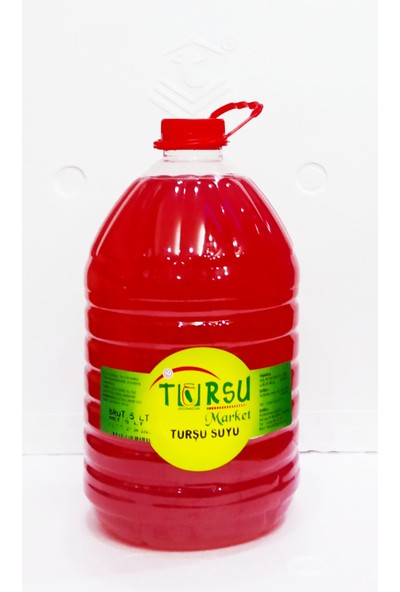 Turşu Market Günlük Doğal Turşu Suyu 5 Lt Acılı Turşu Market Günlük Doğal Turşu Suyu 5 Lt Acılı