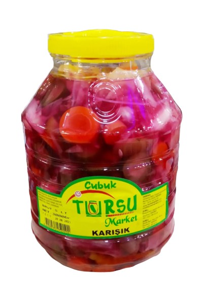 Turşu Market Hakiki Çubuk Özel Kırmızı Pancar Sulu Karışık Turşu 5 Lt Turşu Market Hakiki Çubuk Özel Kırmızı Pancar Sulu Karışık Turşu 5 Lt