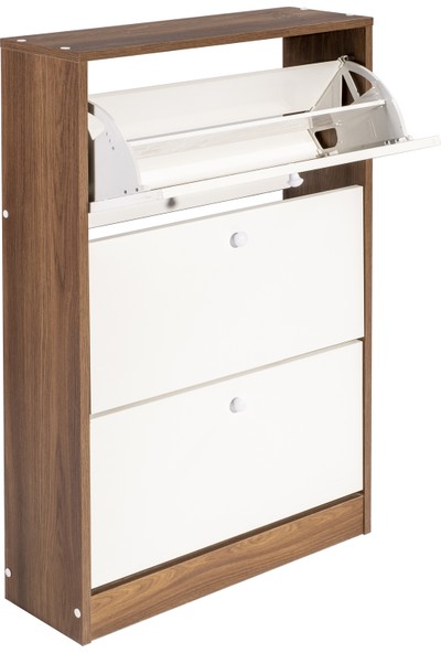 Ofisbazaar 3 Katlı Modern Ayakkabılık