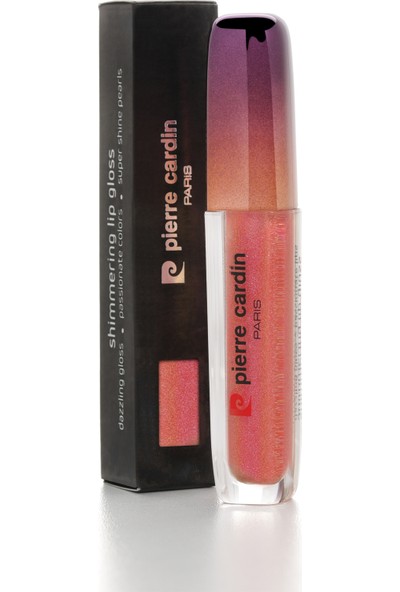 Pierre Cardin Shimmering Lipgloss Sedefli Parlak Likit Ruj Peach Pink 5 ml Pierre Cardin Shimmering Lipgloss Sedefli Parlak Likit Ruj Peach Pink 5 ml