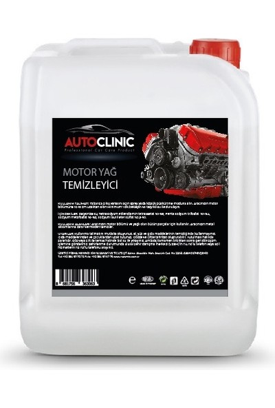 Autoclınıc 5kg Motor Yağ Temizleyici