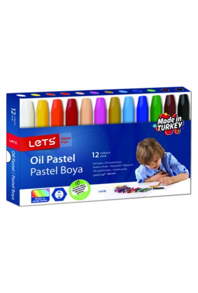 Let's Lets 12 Renk Pastel Boya L-6120