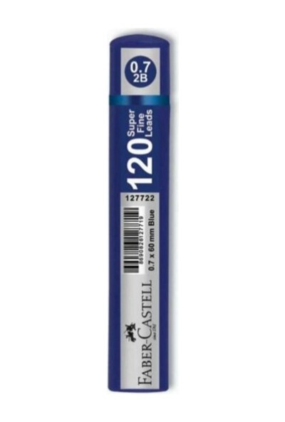 Faber-Castell Grip Mın 0.7 2b 60 mm 120'LI Mavı Tüp Uç 12 Adet 1 Paket 12 Adet Faber-Castell Grip Mın 0.7 2b 60 mm 120'LI Mavı Tüp Uç 12 Adet 1 Paket 12 Adet