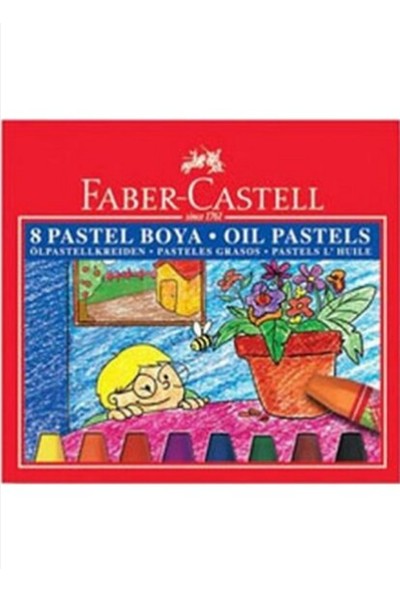 Faber-Castell Pastel Boya Karton Kutu 8 Renk 125302