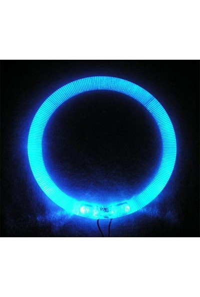 Blueoto 105 mm Dış Çapı Mavi Renk Power LED Angel Far Angel Eye Far Halkası 2 Adet
