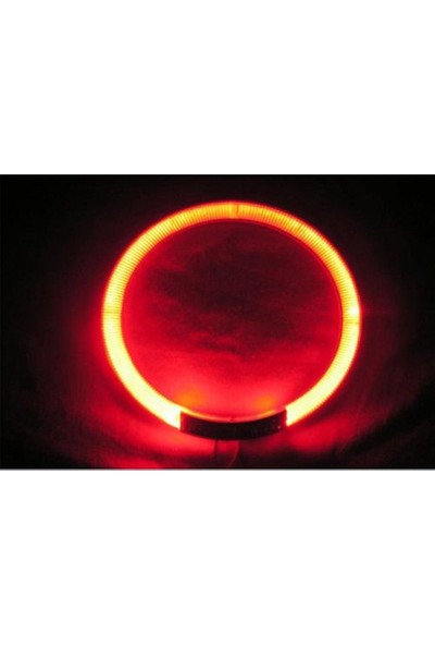Blueoto 75 mm Dış Çapı Kırmızı Power LED Angel Far Angel Eye Far Halkası 2 Adet