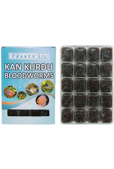 Ocean Nutrition Frozen Bloodworms - Dondurulmuş Kan Kurdu 100G Ocean Nutrition Frozen Bloodworms - Dondurulmuş Kan Kurdu 100G