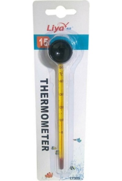 Liya Akvaryum Vantuzlu Cam Derece