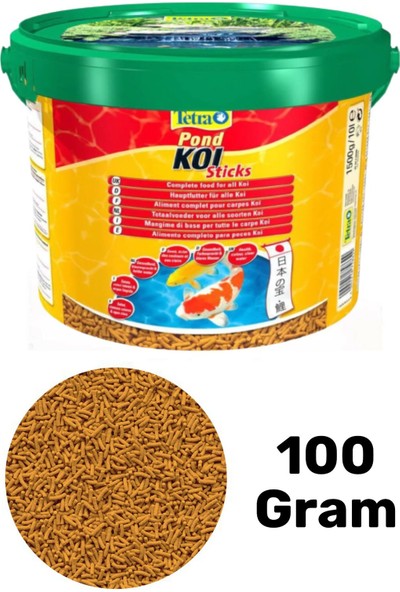 Tetra Pond Koi Stick Havuz Balığı Yemi 100 gr Tetra Pond Koi Stick Havuz Balığı Yemi 100 gr