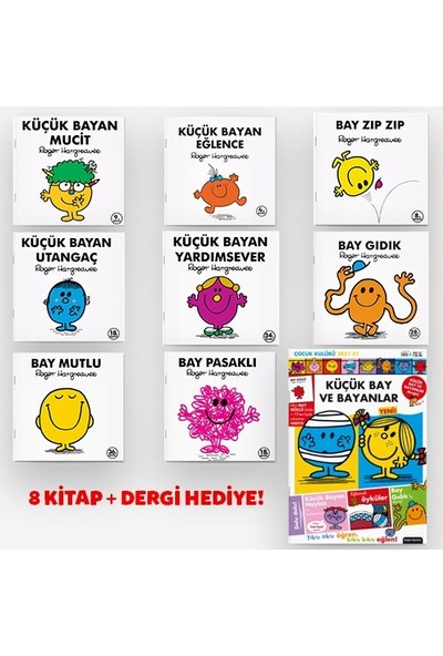 Küçük Bay ve Bayanlar Eğlenceli Set (8 Kitap - Roger Hargreaves Küçük Bay ve Bayanlar Eğlenceli Set (8 Kitap - Roger Hargreaves
