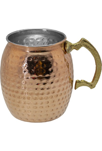 Home Mutfak Bakır Fıçı Tipi Kupa Bardak 500ML