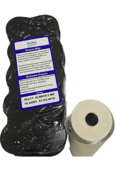 Beko 300TR Yazar Kasa Pos Rulosu 10 Adet Beko 300TR Yazar Kasa Pos Rulosu 10 Adet