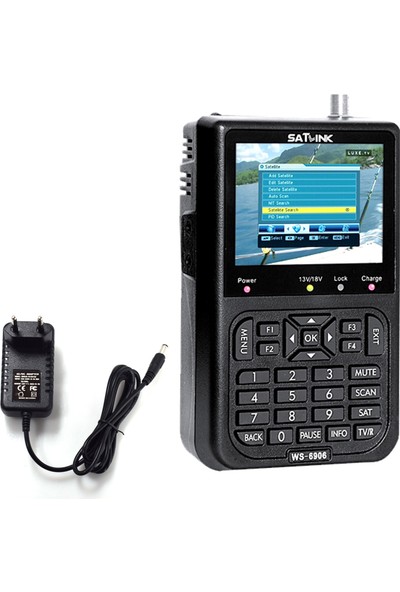 Satlink Ws6906 3.5 İnc Lcd Ekran Veri Dijital Uydu Sinyal Bulucu - (Yurt Dışından)