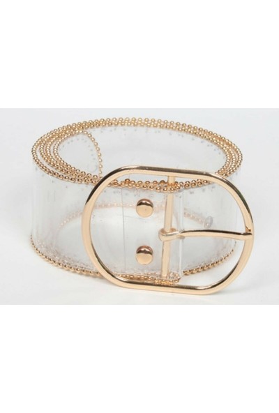 BellaVino Kadın Gold Şeffaf Kemer BellaVino Kadın Gold Şeffaf Kemer