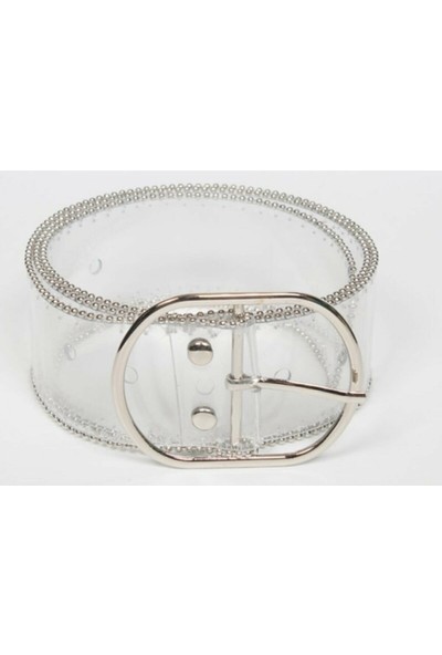 BellaVino Kadın Gümüş Şeffaf Kemer BellaVino Kadın Gümüş Şeffaf Kemer