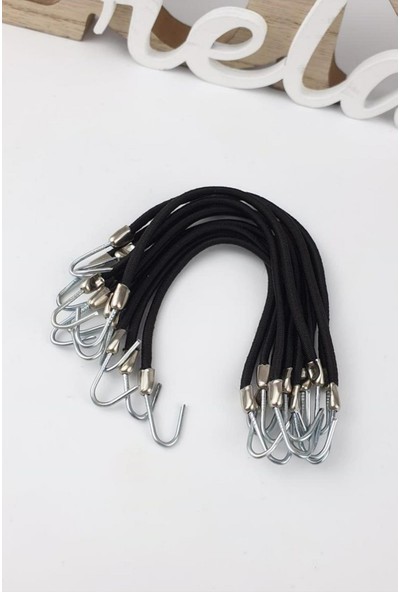 H&E Design 24'lü Kancalı Lastik Toka Seti