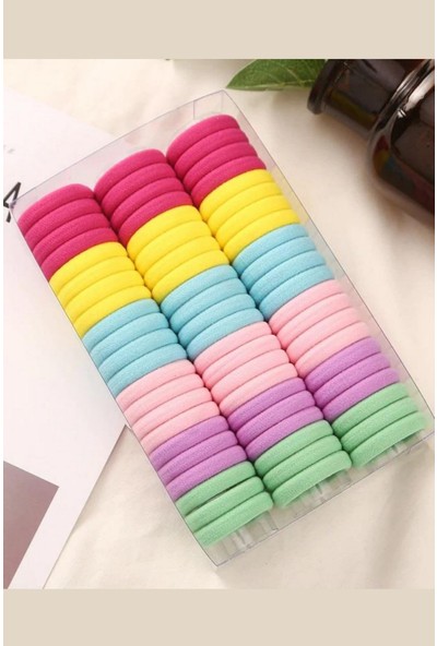 H&E Design 100'LÜ Renkli Lastik Toka Seti