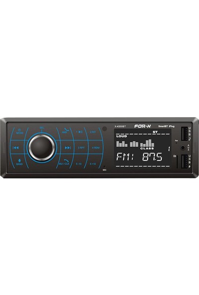 For-X 4200 BT 2 Usb Sd Fm Aux Bluetooth 4X50W Dokunmatik Oto Teyp For-X 4200 BT 2 Usb Sd Fm Aux Bluetooth 4X50W Dokunmatik Oto Teyp