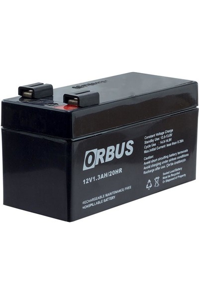 Orbus 12V 1.3 Ah Akü
