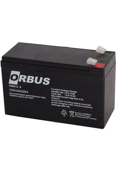 Orbus 12 Volt 9 Amper Akü Orbus 12 Volt 9 Amper Akü