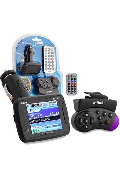 S-Link Sl-Fm-18 2gb Ekranlı Fm Transmitter