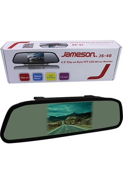Jameson Js-40 Tft 4 Inç Aynalı Monitör