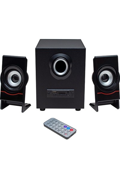 Magicvoice Usb-Tf-Fm-Bluetooth Destekli Uzaktan Kumandalı 2+1 Ses Sistemi MV-4966 Magicvoice Usb-Tf-Fm-Bluetooth Destekli Uzaktan Kumandalı 2+1 Ses Sistemi MV-4966