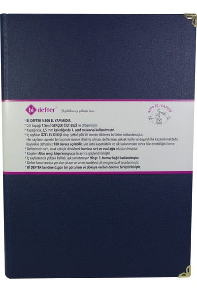 Bi Defter Piyano Nota Defteri Çift Porteli Kesik Çizgili Sol Fa Anahtarlı El Yapımı, El Dikişi Bi Defter Piyano Nota Defteri Çift Porteli Kesik Çizgili Sol Fa Anahtarlı El Yapımı, El Dikişi