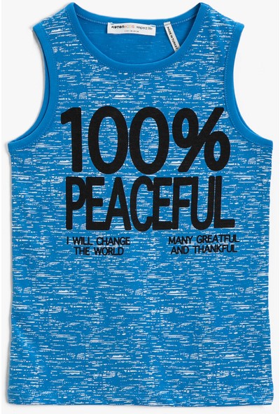 Koton Erkek Çocuk Respect Life | Yaşama Saygı - Baskılı Atlet Koton Erkek Çocuk Respect Life | Yaşama Saygı - Baskılı Atlet