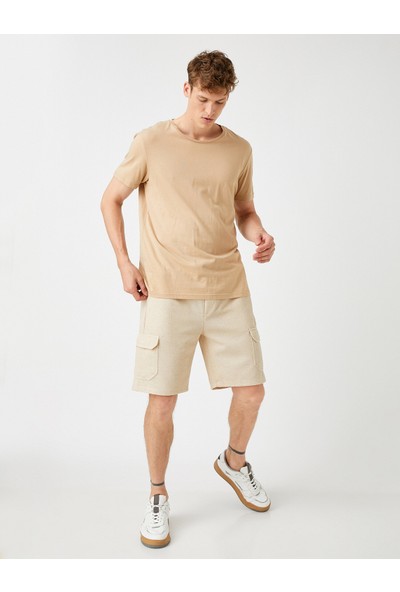 Koton Cepli Kargo Bermuda Şort