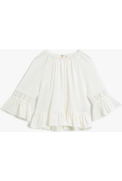 Koton Kids Bisiklet Yaka Bluz