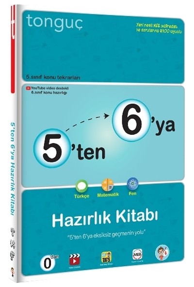 Tonguç Akademi 5'ten 6'ya Hazırlık Kitabı Tonguç Akademi 5'ten 6'ya Hazırlık Kitabı