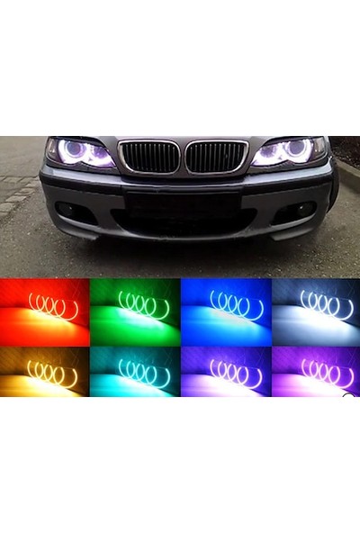 Blueoto Vw Bora Multi Color 16 Renk Angel Eyes Encıl Halka Seti 4 Adet Blueoto Vw Bora Multi Color 16 Renk Angel Eyes Encıl Halka Seti 4 Adet