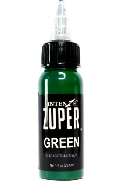 Skygo Yeşil Dövme Boyası Intenze Zuper Green 1 Oz - 30 ml Skygo Yeşil Dövme Boyası Intenze Zuper Green 1 Oz - 30 ml