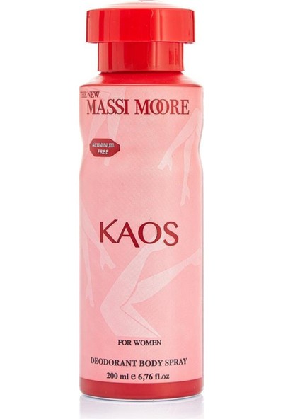 Skygo The New Massi Moore Kaos Kadın Deodorant 200 ml
