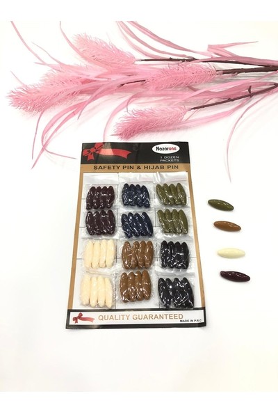 Nazarone Türban Iğnesi (12 Pk. 48 Adet )