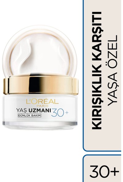 Loreal Paris L'oréal Paris Yaş Uzmanı Kırışıklık Karşıtı Nemlendirici Krem 30+ 50 ml Loreal Paris L'oréal Paris Yaş Uzmanı Kırışıklık Karşıtı Nemlendirici Krem 30+ 50 ml