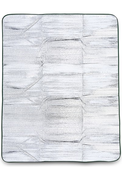 Icoco Shop Açık Kamp Taşınabilir Piknik Mat Suya Dayanıklı Alüminyum Folyo Eva Pad (Yurt Dışından)