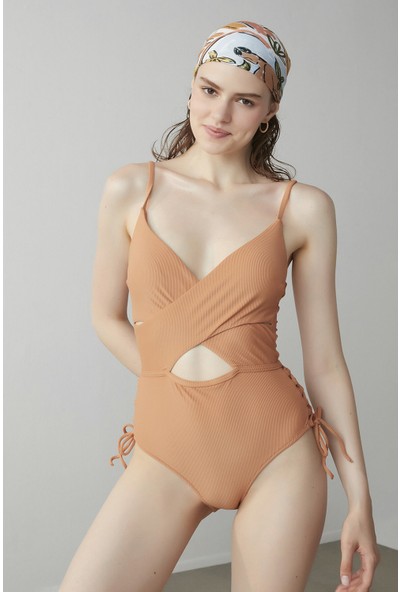 Penti Kahverengi Lina Wrappy Mayo